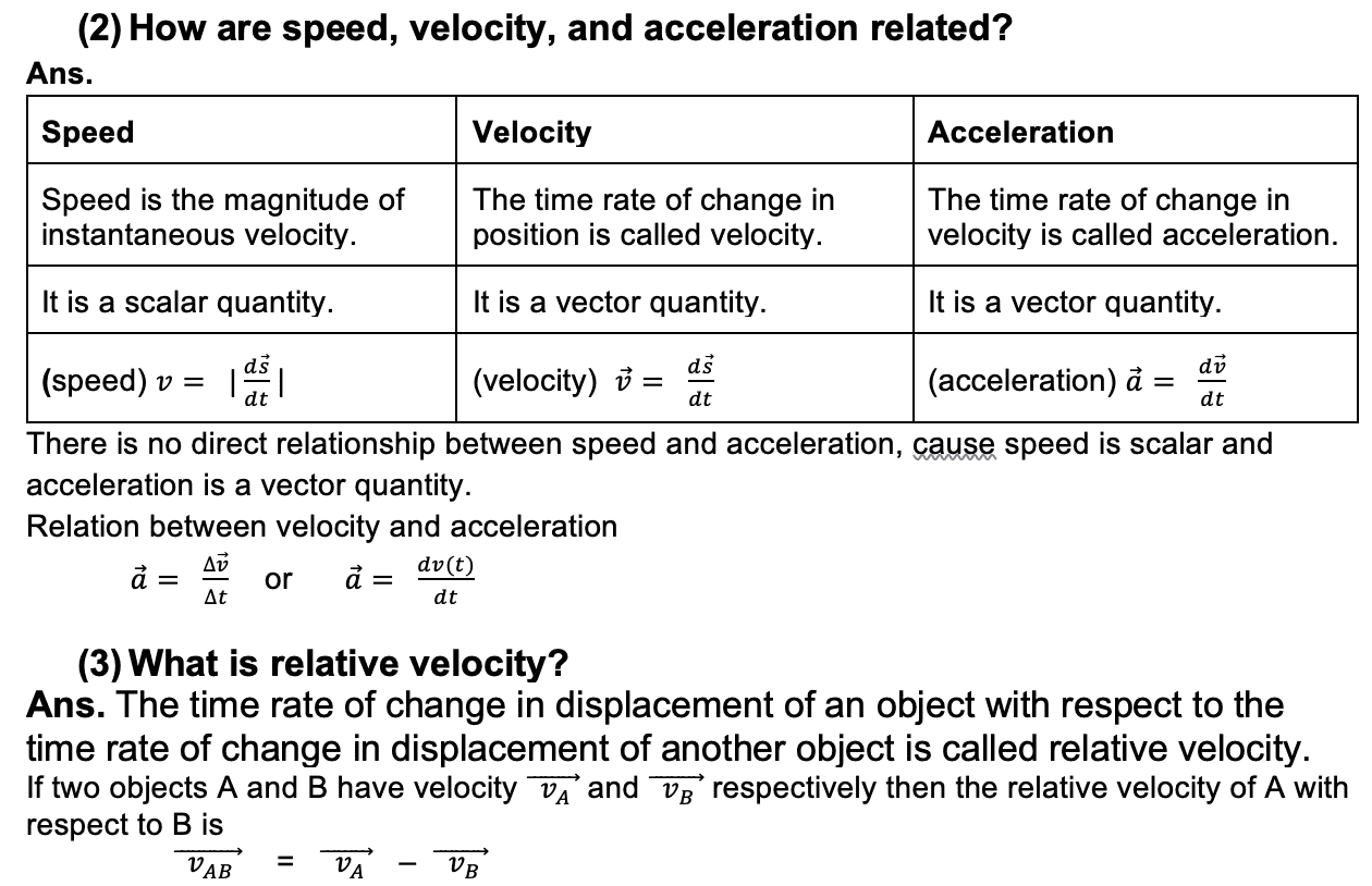 What is relative velocity? - ScienceQuery