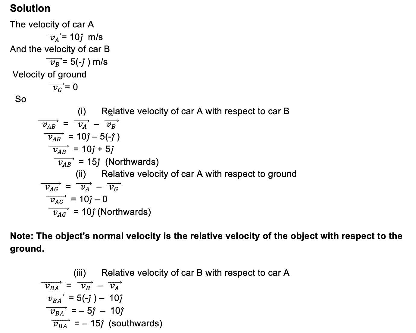 What is relative velocity? - ScienceQuery